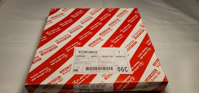 87139-58010 Toyota Filter Clean Air 8713958010 Genuine OEM Part for ...