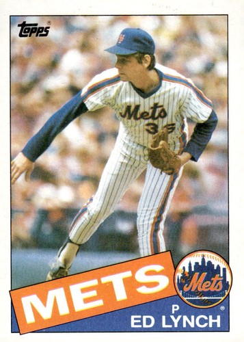 1985 Topps #467 Ed Lynch - New York Mets | eBay