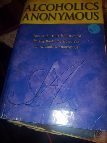 AA Big Book Alcoholics Anonymous 3rd Edition Dustcover | eBay