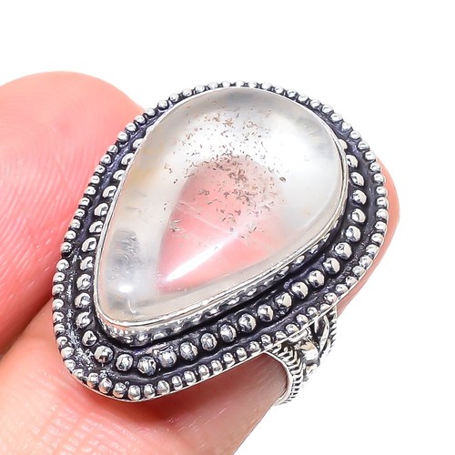 Golden Rutile Gemstone 925 Sterling Silver Gift Jewelry Ring Size 7 ...