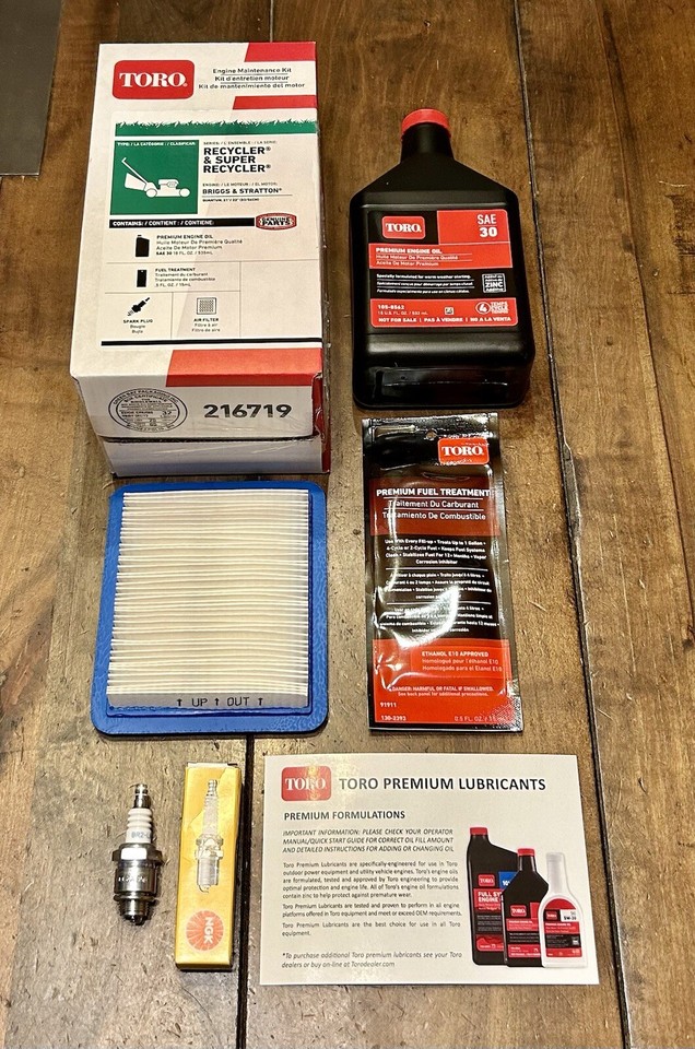 TORO Engine Tune-Up Kit Briggs & Stratton 20234 Genuine OEM | eBay