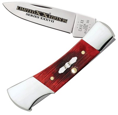 Case XX Lockback LE XXXVII Folding Knife 3" Stainless Steel Blade Bone ...