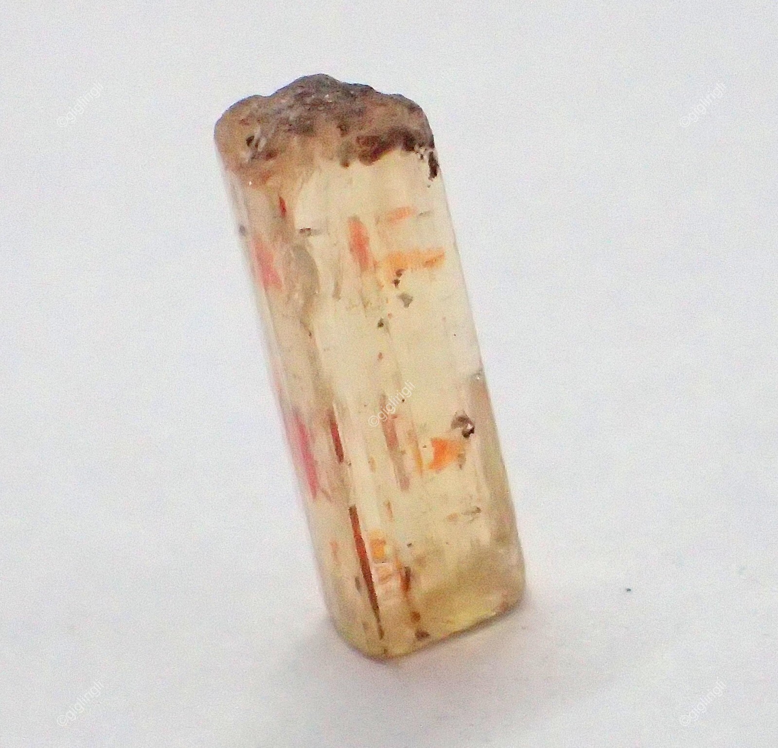 Imperial Topaz Loose Gemstone Rectangle Rough From Brazil 1.85 Cts 10x5 ...