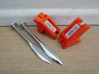 2 X FOOTPRINT 620 BRICKLAYERS LINE PINS + ORANGE RUBBER CORNER LINE ...