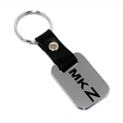 Lincoln MKZ Chrome Key Chain Fob - Solid Brass - Black Engraved Logo ...