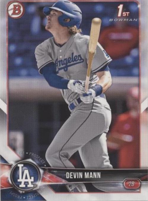 2018 Bowman Draft - Devin Mann #BD-15 (RC) for sale online | eBay
