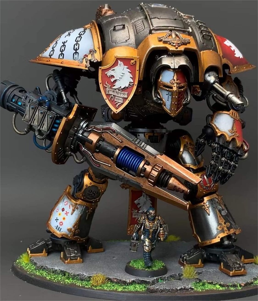 Warhammer 40K Knight Preceptor Imperial Knights Presale Painted Gallery ...