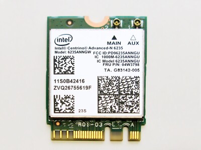 Intel 6235 6235ANNGW NGFF Wireless WiFi WLAN Card BT Bluetooth 802.11n ...