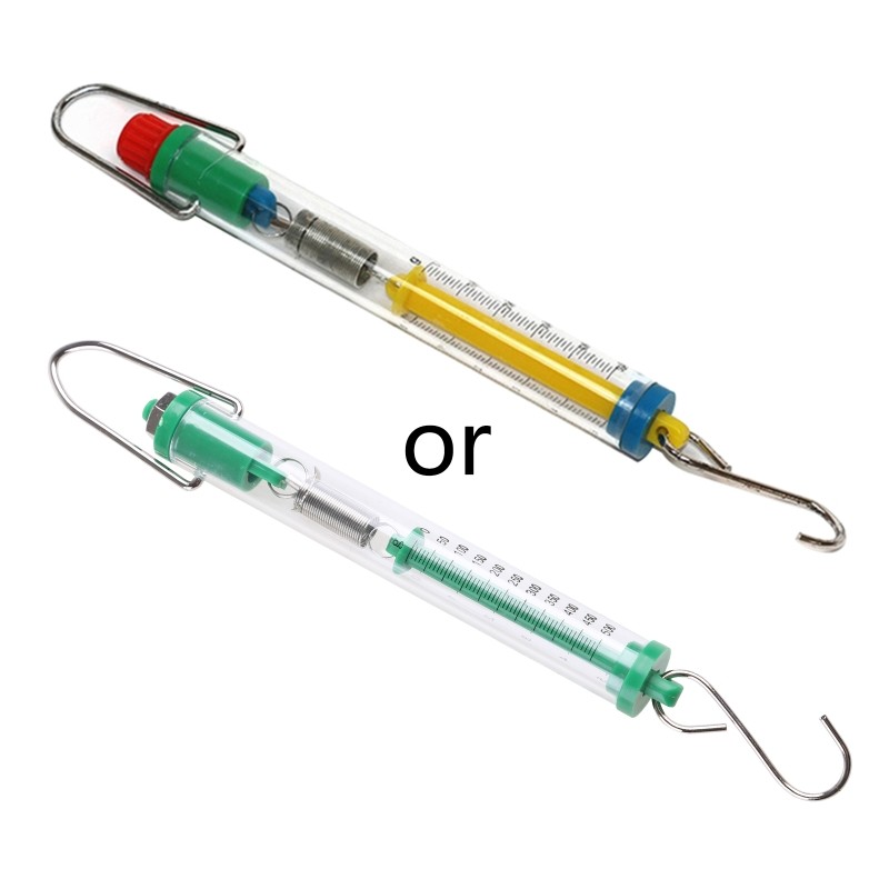 Portable Newton Force Meter Spring Scale 5N 500g Dual Scale Labeled ...