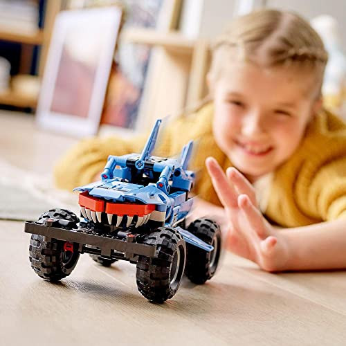 LEGO 42134 Technic Monster Jam Megalodon 2-in-1 Pull-Back Shark Car for ...