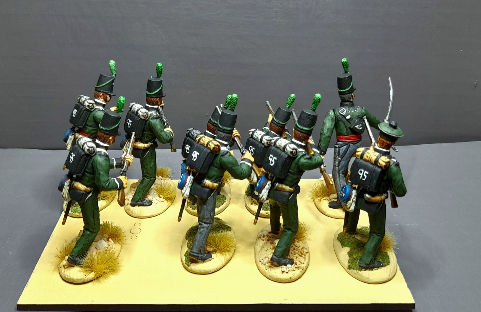 09 NAPOLEONIC BRITISH RIFLES . 95 TH .1/32 .TOP PAINTING ! | eBay