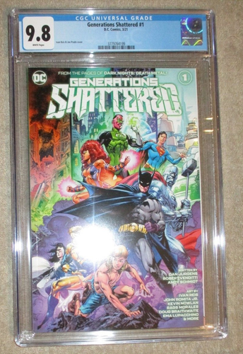 Generations Shattered #1 (CGC 9.8) 2021 DC Comics | eBay
