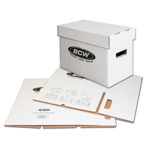 BCW Short Comic Storage Box Double Thickness, Stackable, 150-175 ...
