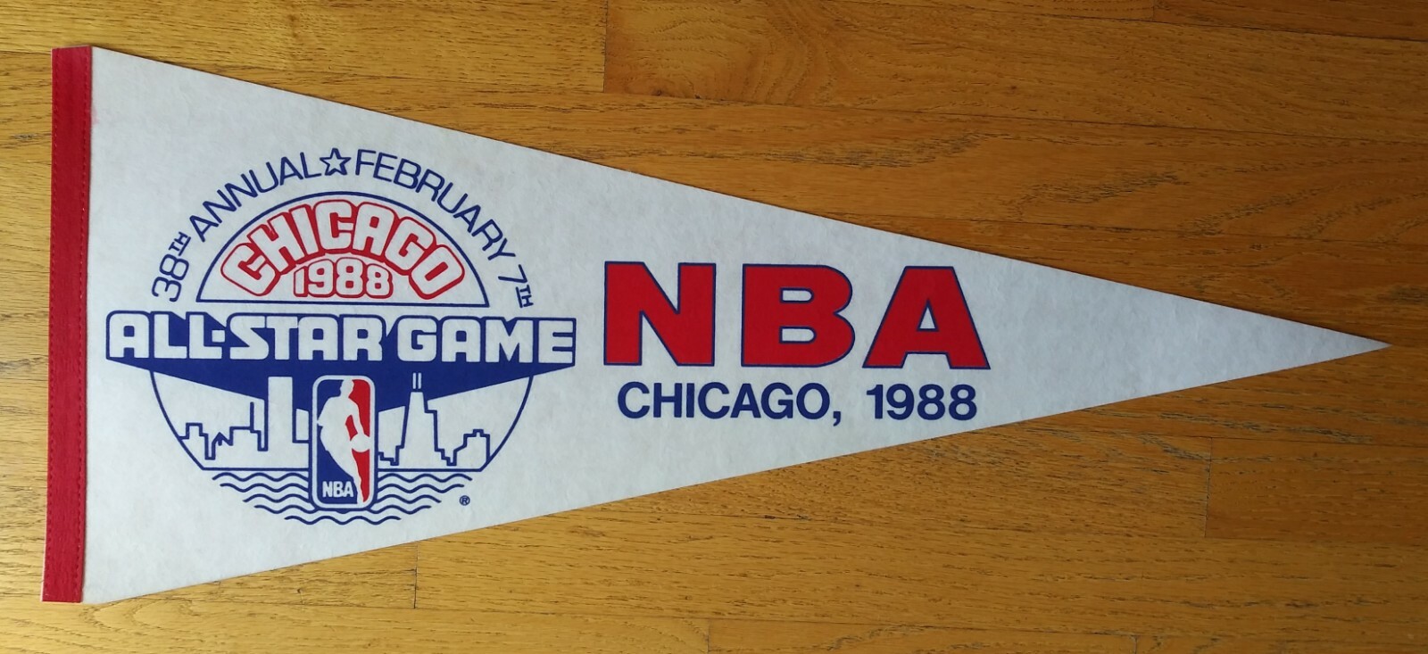 1988 NBA All Star Game Pennant Chicago Stadium Great Condition | eBay