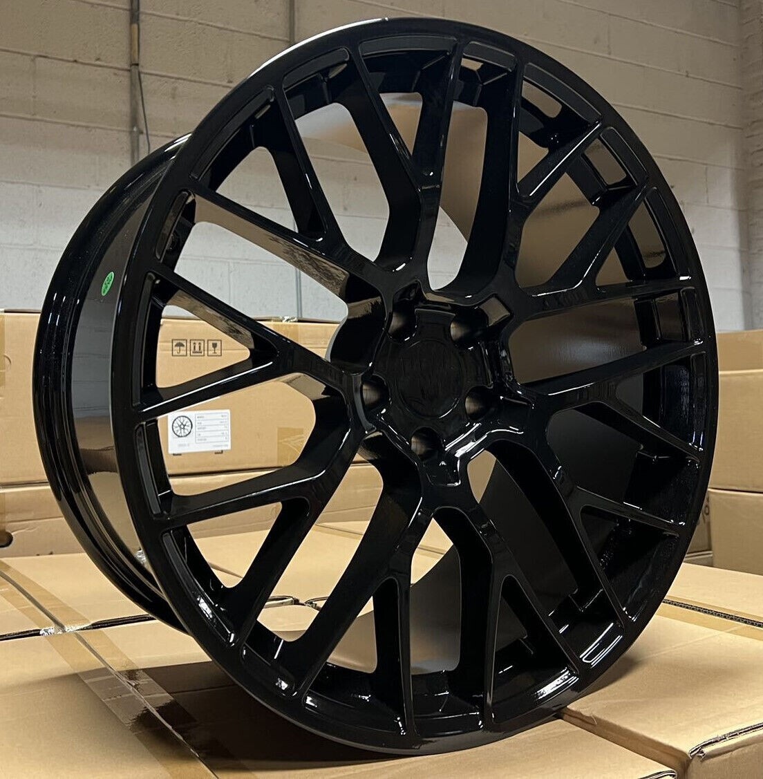 20x9 / 20x10 Staggered Wheels Set For PORSCHE MACAN Turbo S 20" Black ...