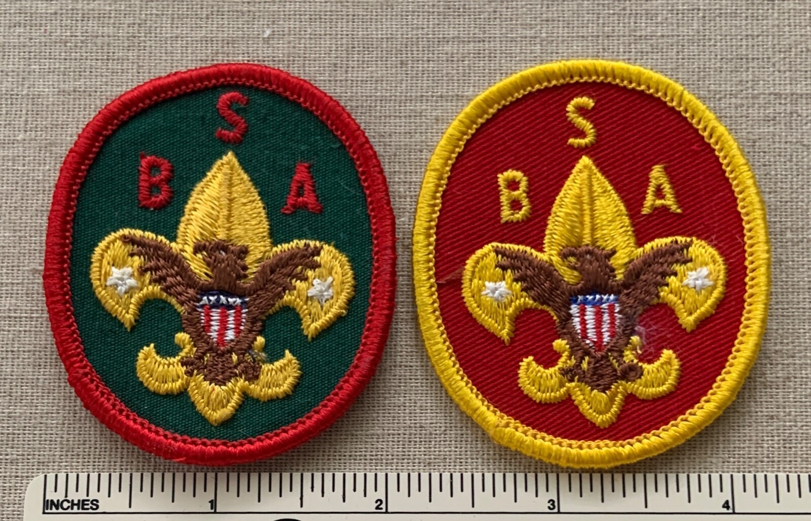 2 VTG UNIVERSAL BOY SCOUTS Emblem Badge PATCHES Jacket BSA Explorer ...