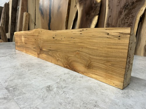 Live Edge Spalted Maple Wood Mantle/ Figured Maple/Kiln Dried Shelf ...