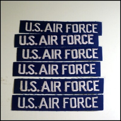 Military Patches Dealer Lot 6 US Air Force Tabs New Old Stock #T956 | eBay