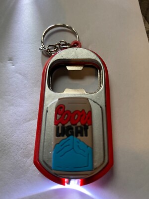 Coors Light multipurpose keychain, bottle opener, light | eBay