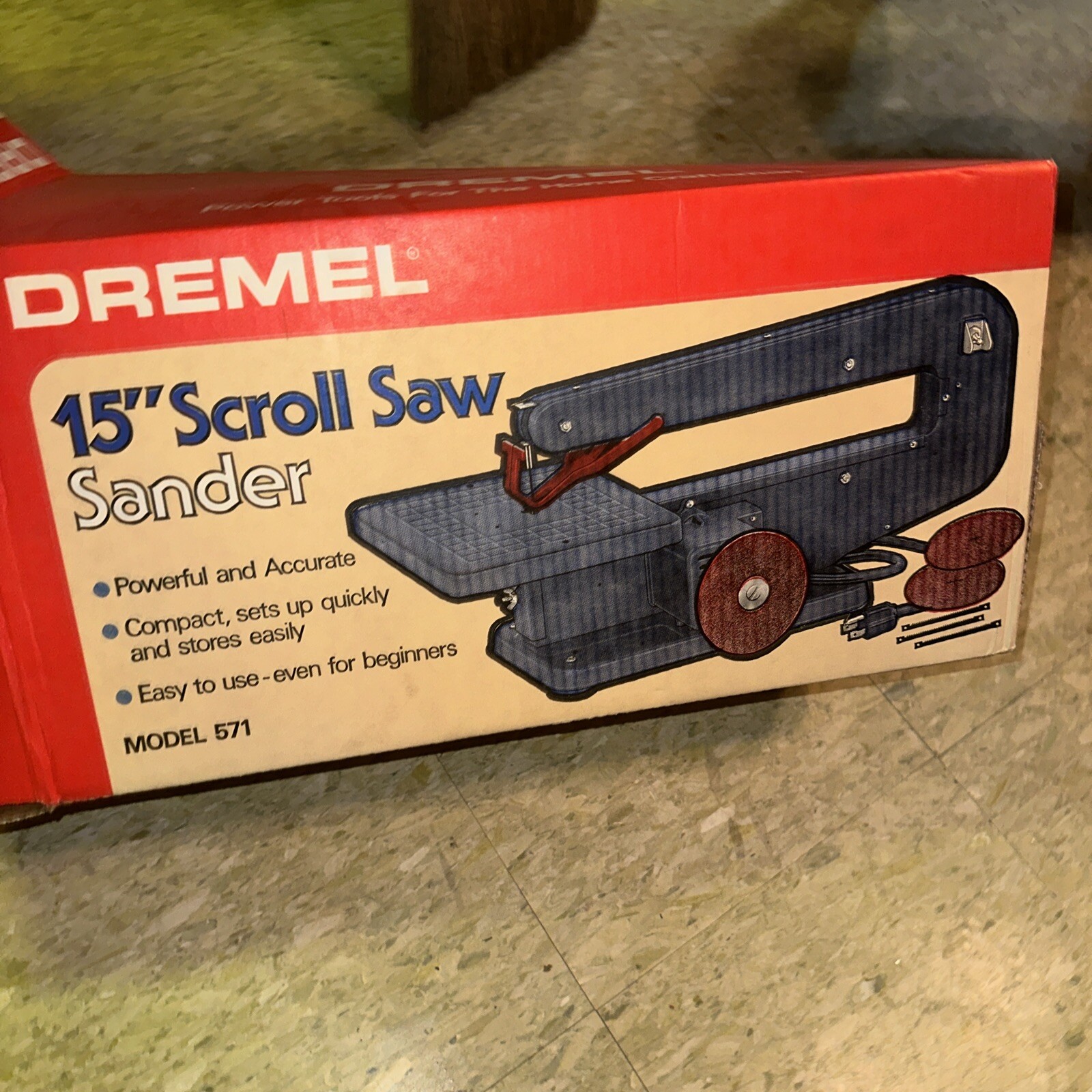 Dremel Model 571-5 Moto Shop Scroll Saw Jig Saw Grinder Polisher | eBay