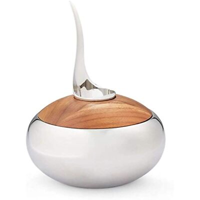 nambe Scoop Ice Bucket | Insulated Ice Bucket with Lid and Ice Scoop ...