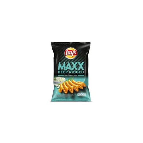 LAYS MAXX Deep Ridged Chips Crisps SALSA / DILL / KEBAB / CHEESE ONION ...