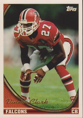 1994 Topps Vinnie Clark #398 Atlanta Falcons Football | eBay