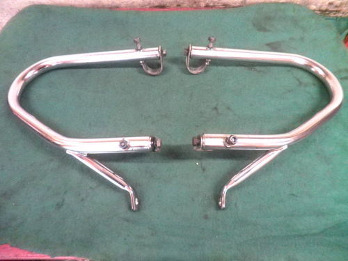 BMW Motorcycle Airhead OEM 2 piece chrome engine protection bars fits ...