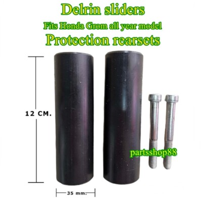 For Honda Grom all models Delrin Frame Slider Pegs Crash Pads Sliders ...
