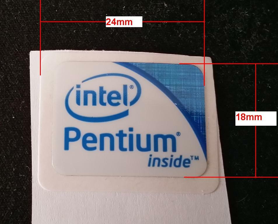 Intel inside stickers Core i3 i5 i7, Core 2 Duo, Xeon , Pentium ...