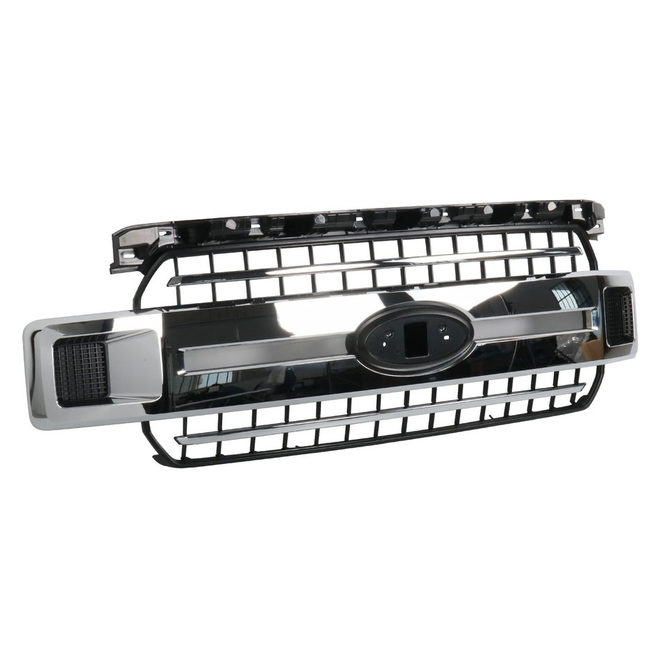 JL3Z-8200-EA Front Bumper Radiator Grille Grill Chrome For 2018-2020 ...