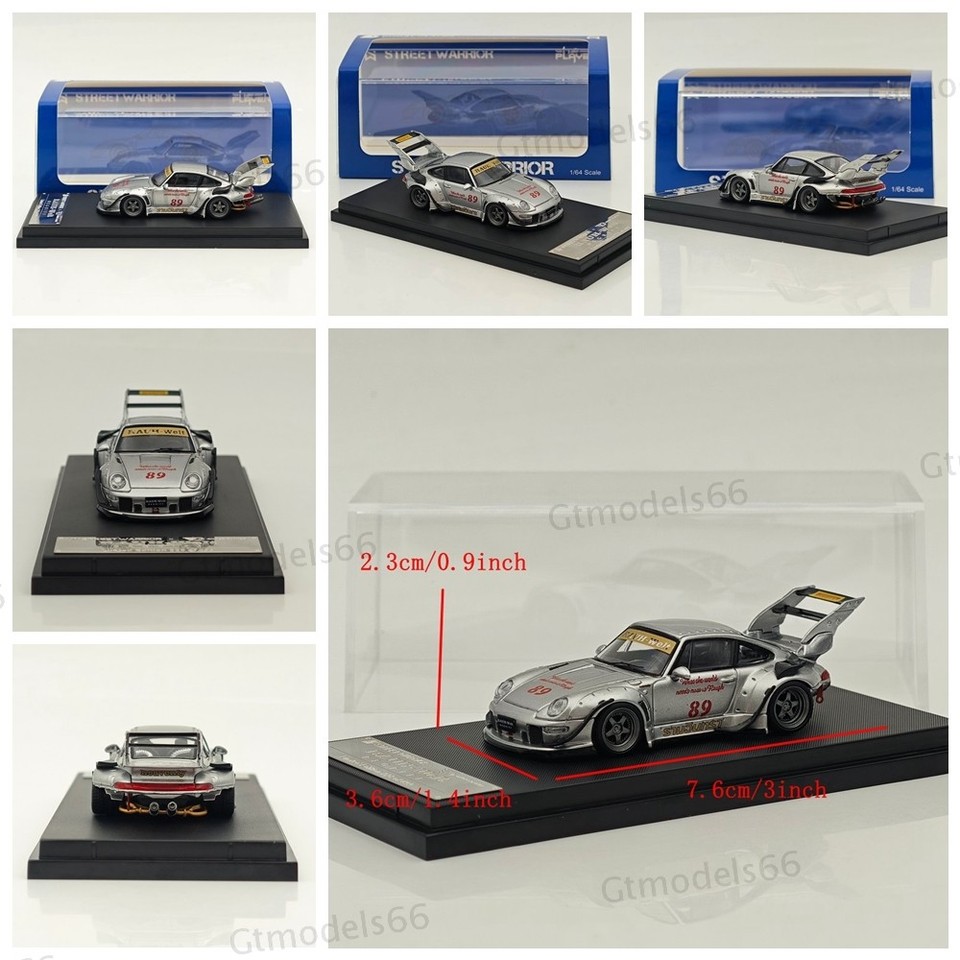 1/64 SW Porsche RWB 993 Wide Body Modification Varnish version Diecast ...