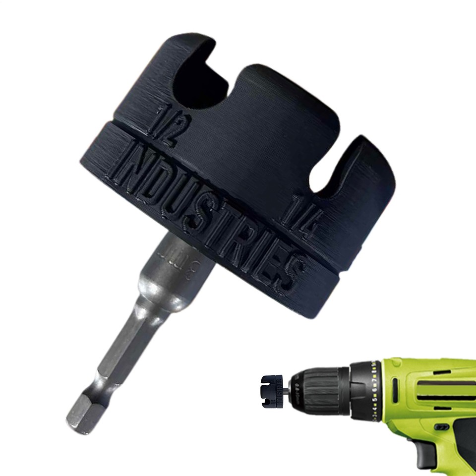 Nut Zipper Drill Attachment for Fast Nut and Bolt Removal, Extractor ...