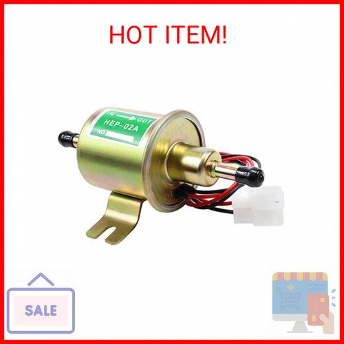 Electric Fuel Pump 12V Universal Low Pressure 12 Volt Transfer Inline ...