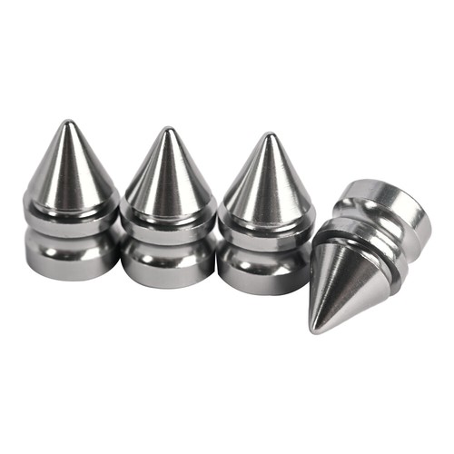 4x 8-Color Metal Spike Wheel Tire Valve Stem Caps For Car/bike/truck ...