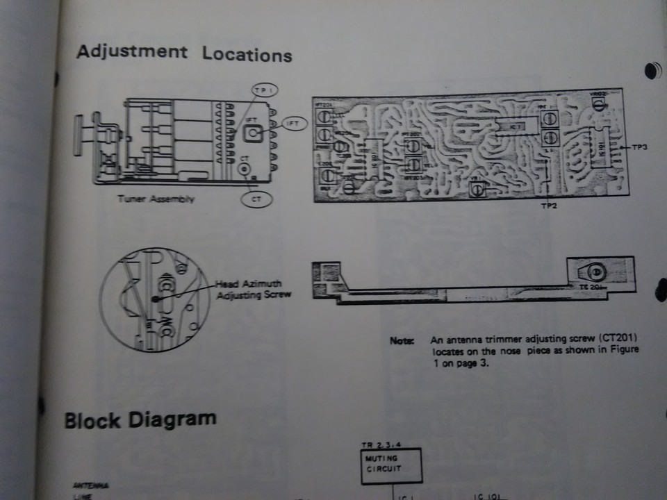 Alpine 7100 service manual COPY repair book car stereo tape deck tuner ...