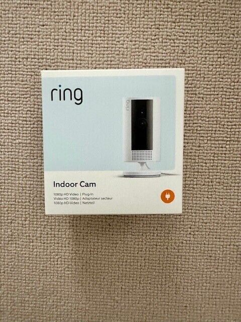 Ring Indoor Camera 2nd Gen Security Cam 1080p HD Video White Pristine ...