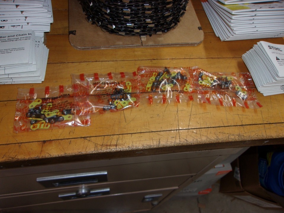 Stihl OEM 100' Roll Full Chisel "Skip Tooth" Chain 3/8" .050" 33RSLF # ...