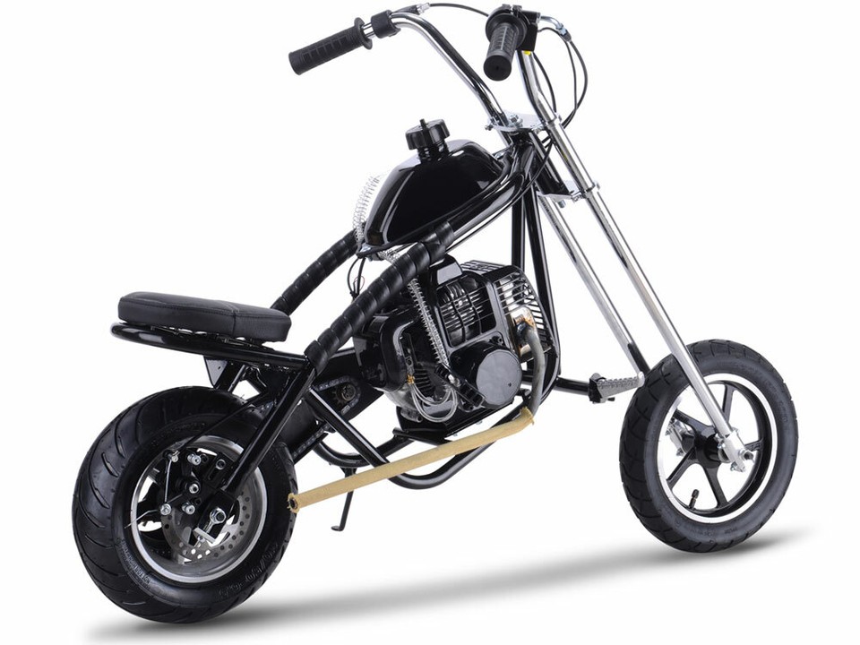 MotoTec 49cc Gas Powered Mini Chopper - 2 Stroke -BLACK | eBay