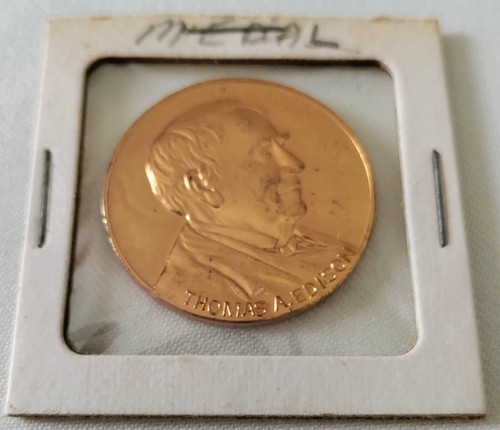 THOMAS A. EDISON CENTENNIAL COMMEMORATIVE MEDAL 1847- 1947 | eBay