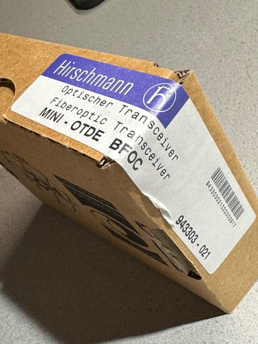 HIRSCHMANN MINI-OTDE-BFOC 943 303-021, FIBER-OPTIC TRANSCEIVER | eBay