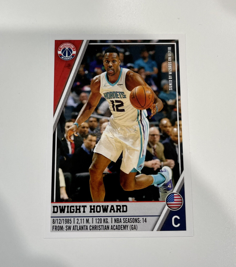 2018-19 NBA Panini Stickers Dwight Howard #211 🔥 Washington Wizards | eBay