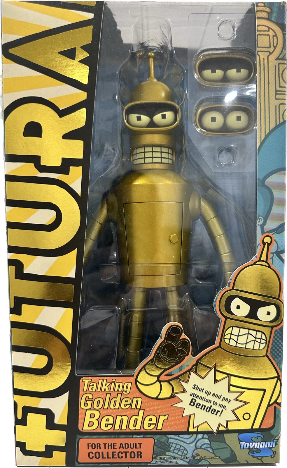 Futurama Talking Golden Bender NYCC Exclusive Signed 10/17-10/19 ...