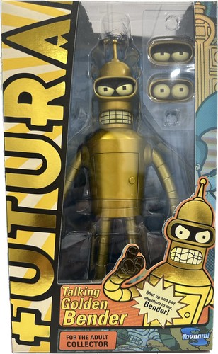 Futurama Talking Golden Bender NYCC Exclusive Signed 10/17-10/19 ...