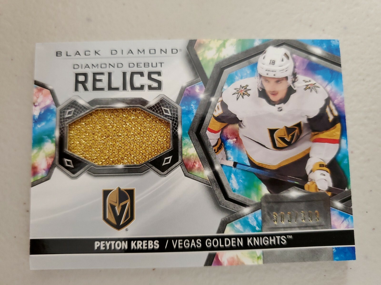 2020-21 Upper Deck Black Diamond - Diamond Debut Relics #DD-PK Peyton ...