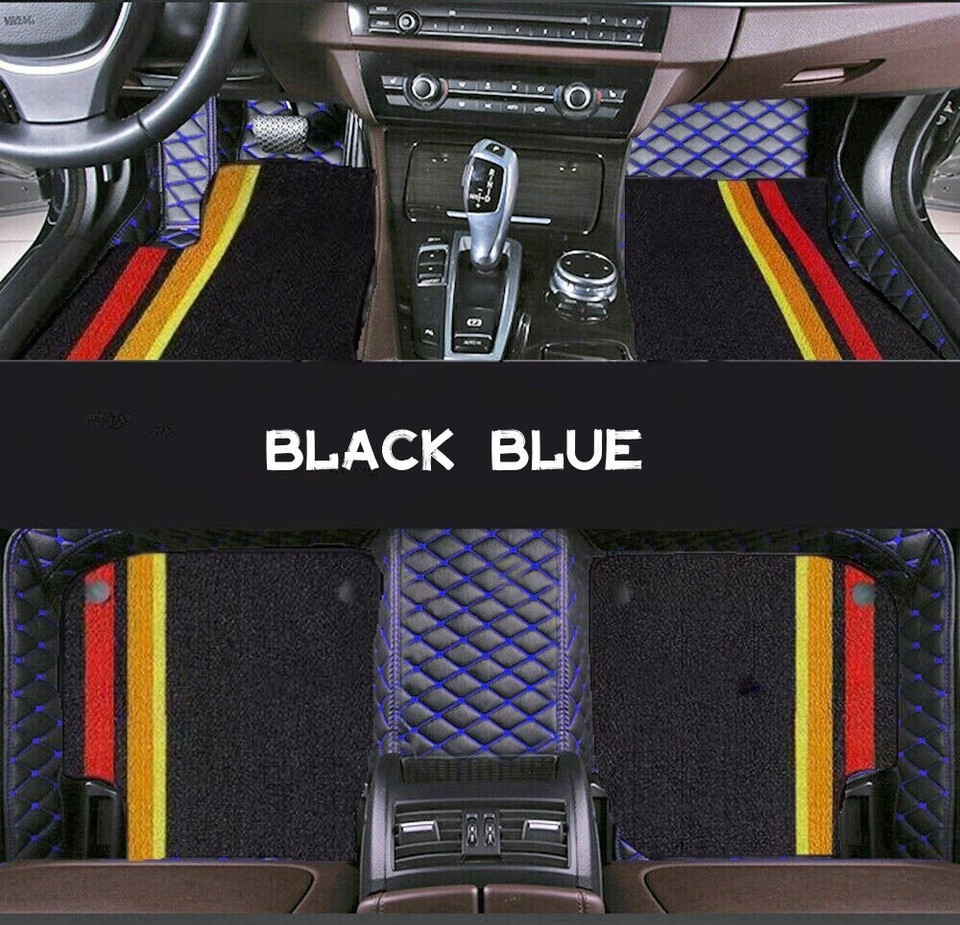 For Mercedes-Benz Car Floor Mats Double Layer Auto Carpets Waterproof ...