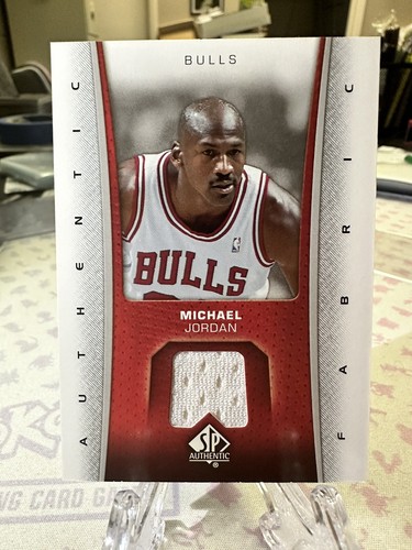 2006-07 SP Authentic Michael Jordan Game Worn Jersey Card Chicago Bulls ...