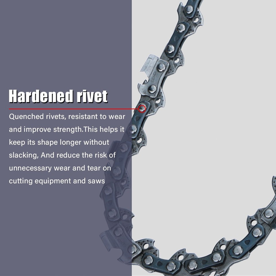 8" Chainsaw Chain Blade Fit Ryobi ONE 18V Pole Saw 3/8"LP 33DL 043 ...