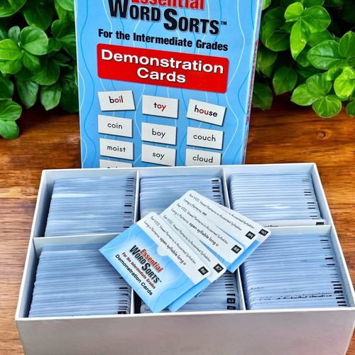 Essential Word Sorts Demo Cards Intermediate Grade Really Good Stuff ...