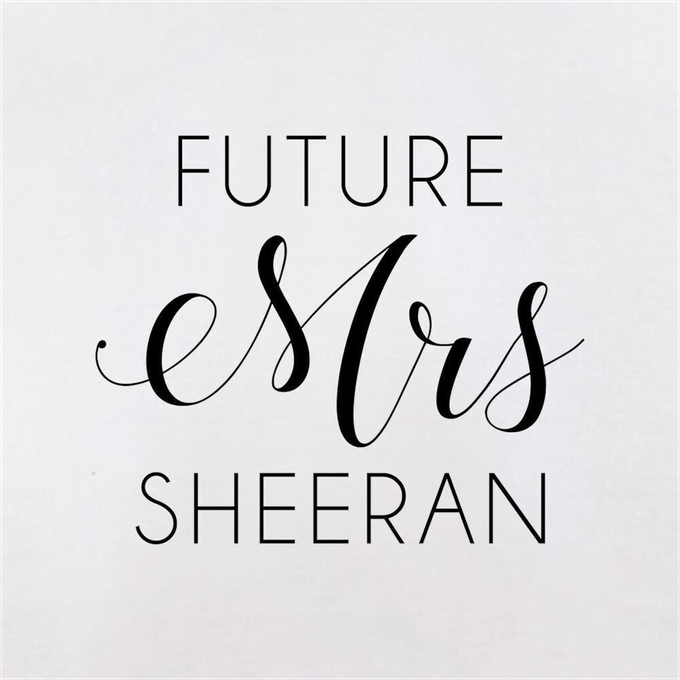 Zukunft Mrs Sheeran - Leinen Tragetasche - Ed Musik Frau Ventilator ...